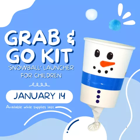 Children's Grab & Go “Snowball” Launcher | Shelby County Public Library